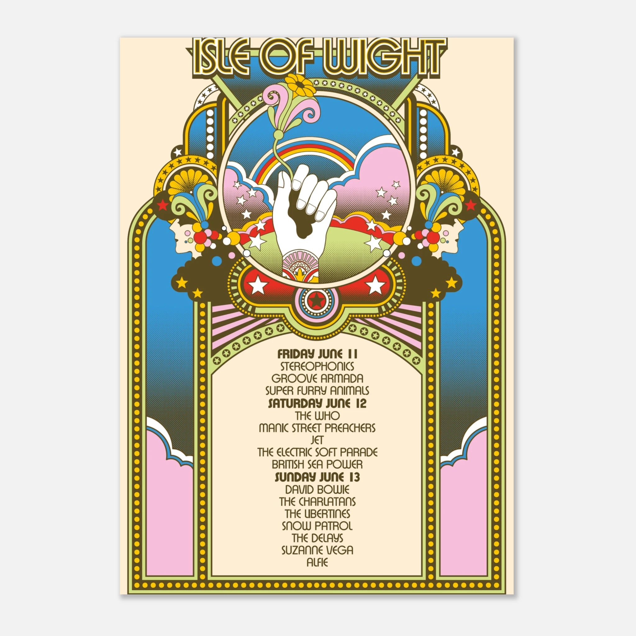 2004 Line Up Poster A2 – Isle Of Wight Festival Shop