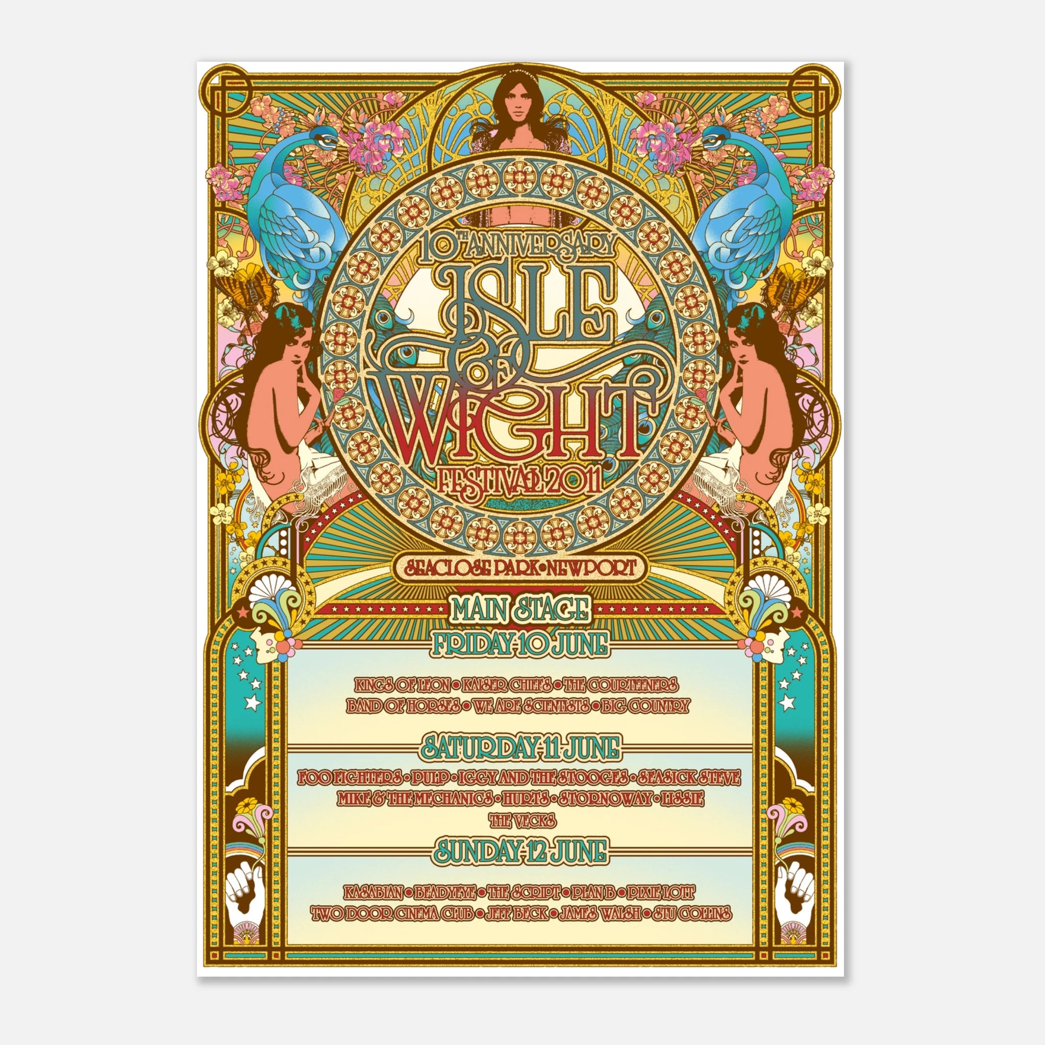 2011 Line Up Poster A2 – Isle Of Wight Festival Shop